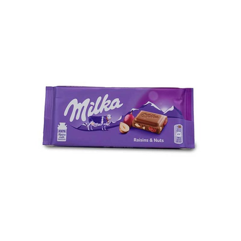 Milka Raisins & Nut Chocolate Tablet 100G – Kelchi.com Lebanon Shopping ...