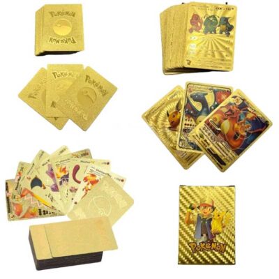 Pokemon – Collector Pack of 25 Gold new cards – Kelchi.com Lebanon ...